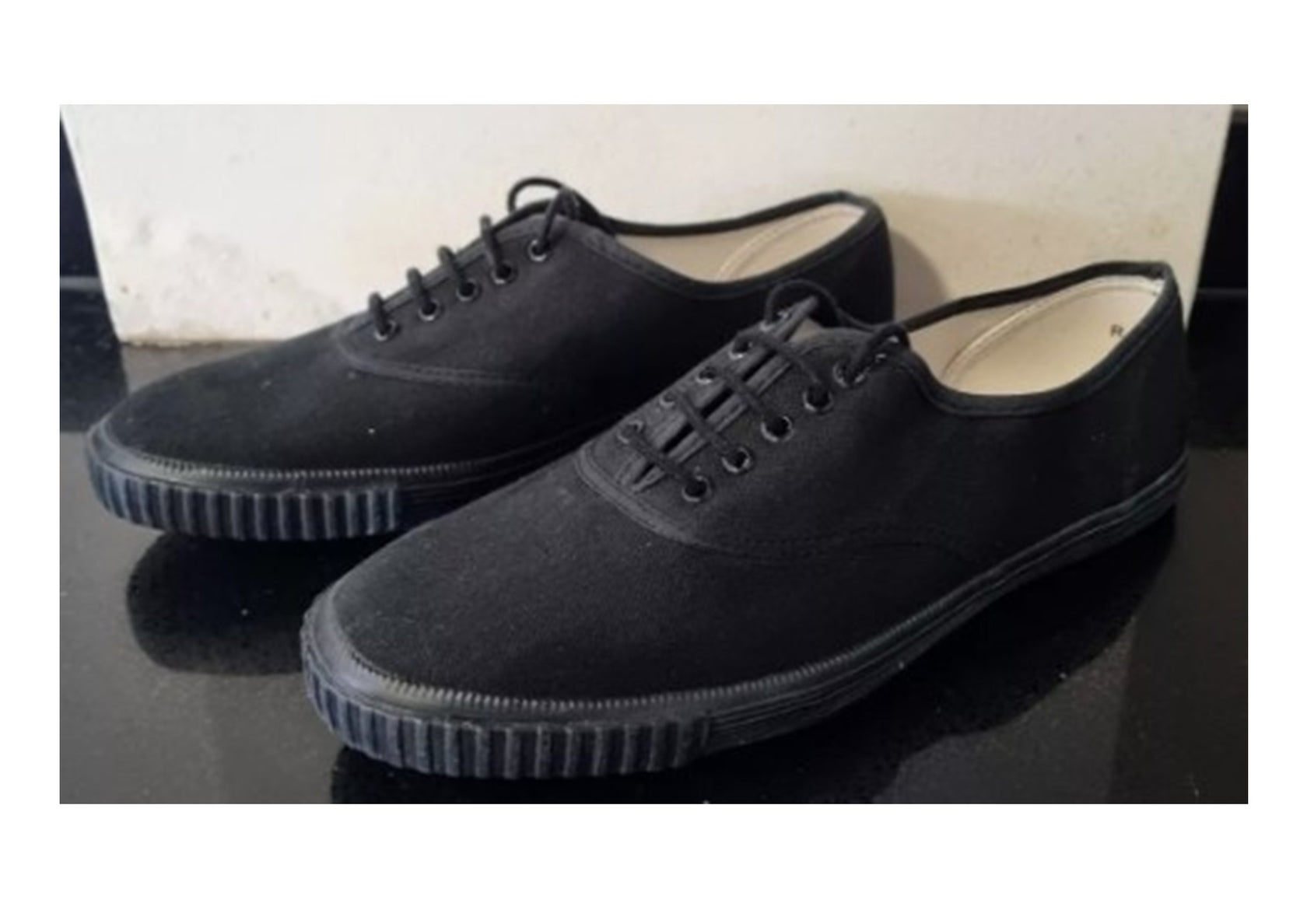 Plimsoll - Lace Up – blackmansshoes